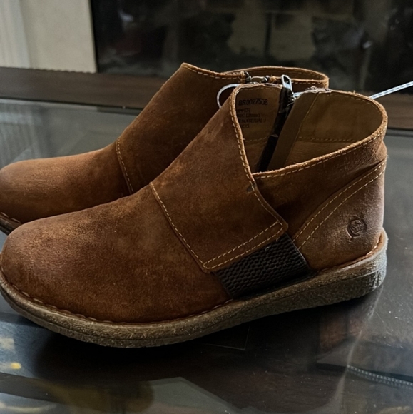 Born | Shoes | Born Tora Distressed Leather Booties | Poshmark